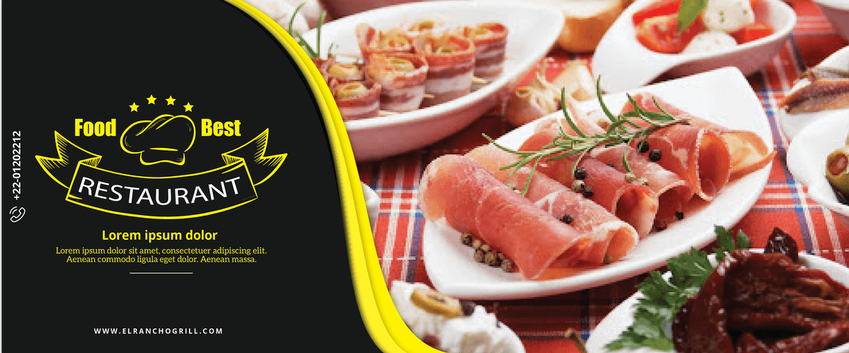 free elegant restaurant banner collection vector 805497