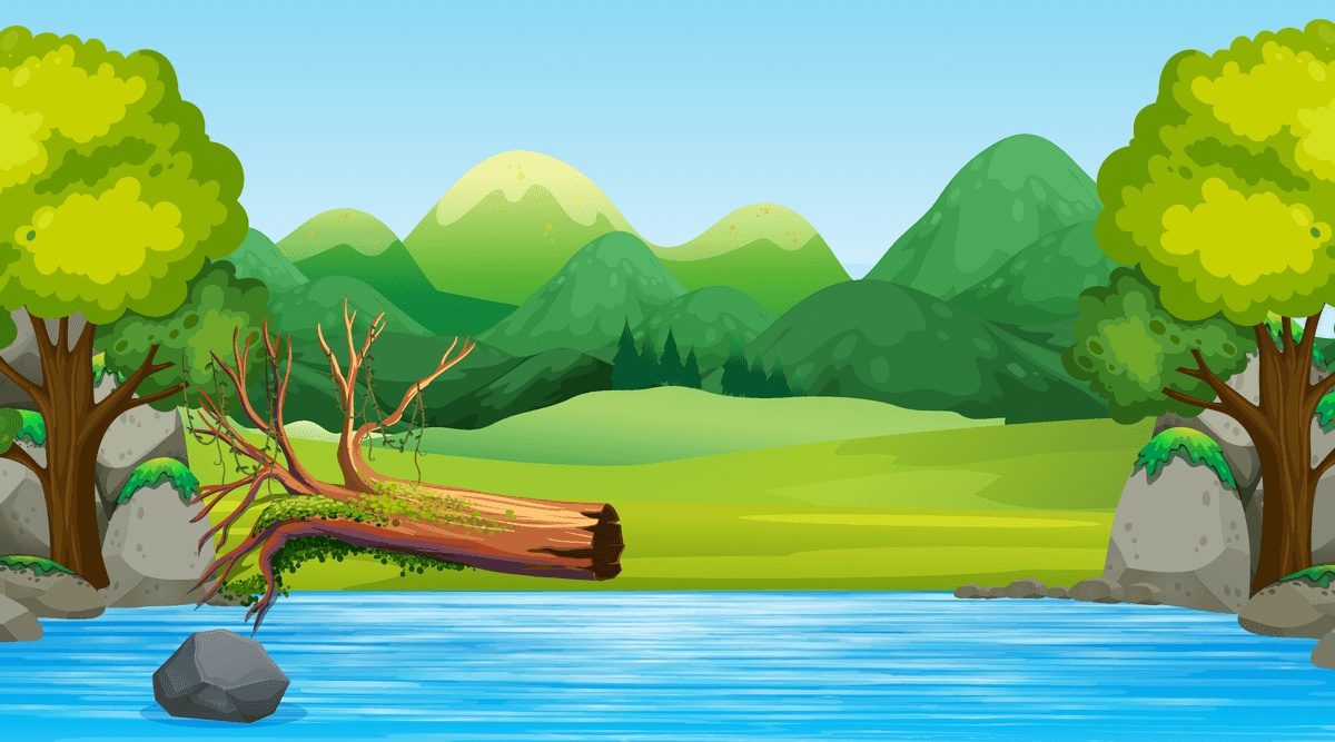 free empty blank landscape nature scenes with vector 56161