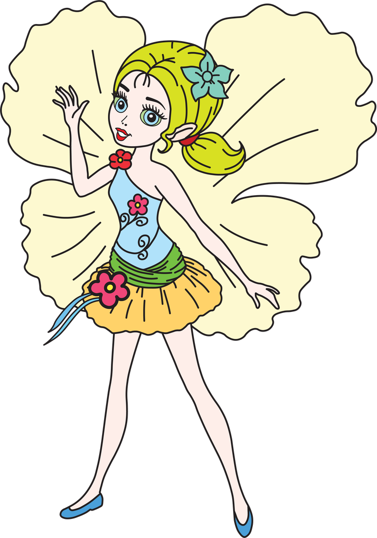 free fairies beautiful cartoon vector 821620
