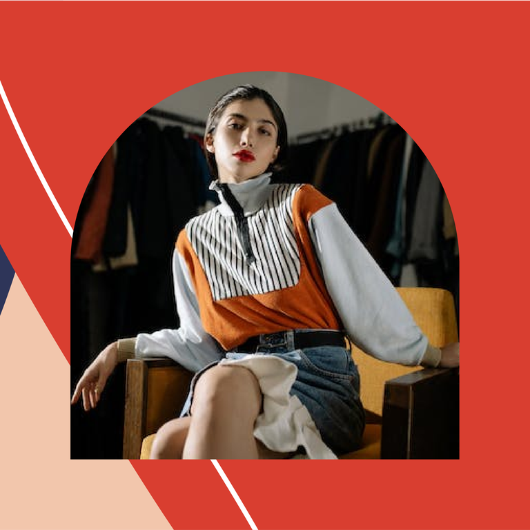 free stylish fashion portraits with vibr... | Magipik Free Vector