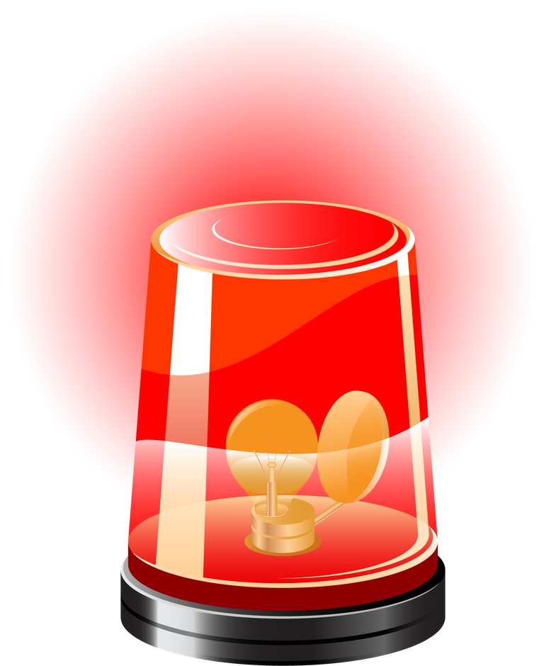 free fire siren fire and safety icons ve... | Magipik Free Vector