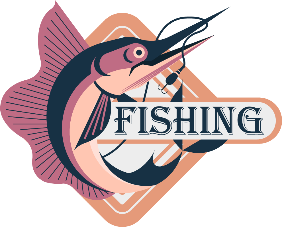 free fish labels templates motion sketch... | Magipik Free Vector