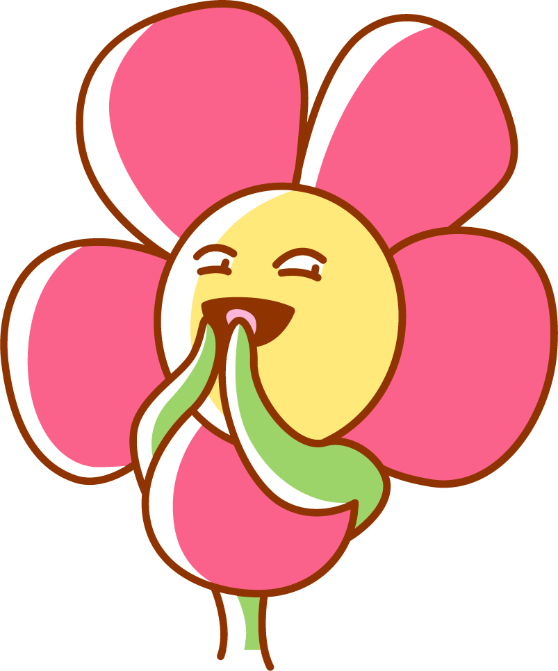 free flower emoticon sticker icons funny cute vector 63969