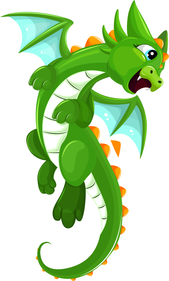free flying dragon baby dragon icons cut... | Magipik Free Vector