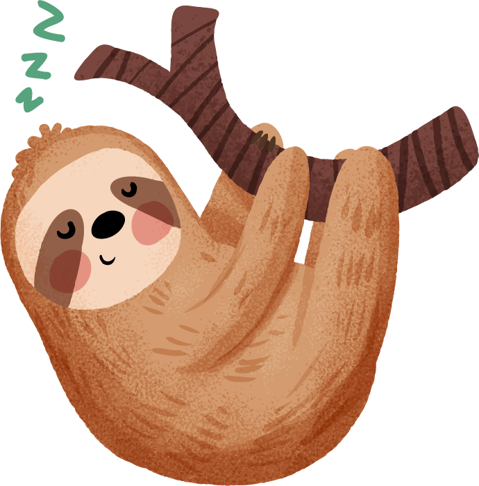 folivora funny sloth reactions illustration for playful chat and social ...