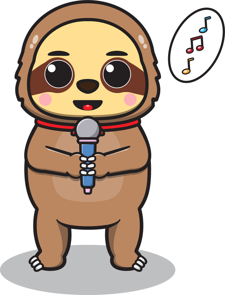 free folivora sloth with different emotions vector 942086