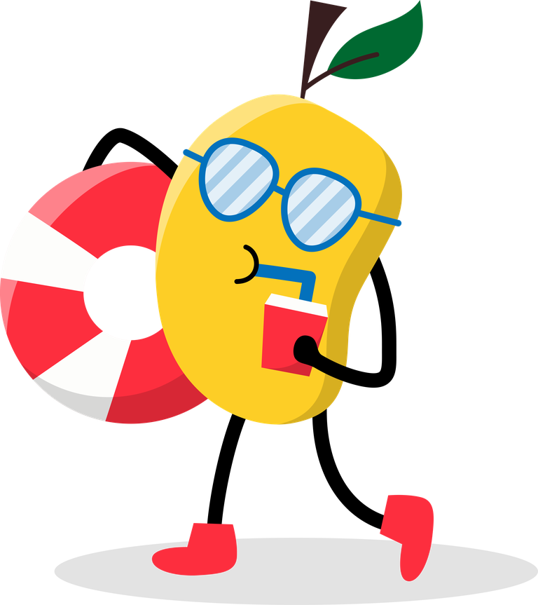 free fruit with various activity cartoon vector 143590