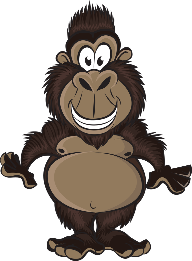 funny animals cartoon vector of a cheerf... | Magipik Free Vector