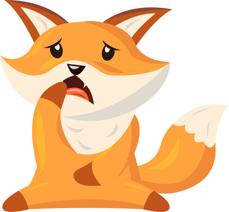 free funny cartoon red fox with set various vector 951223