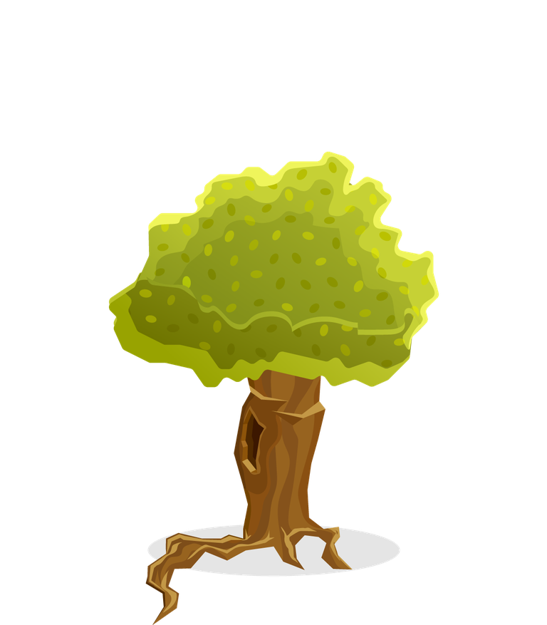 gaming islands and landscape elements featuring playful tree designs ...