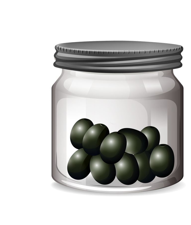 free glass food jars different types of ... | Magipik Free Vector