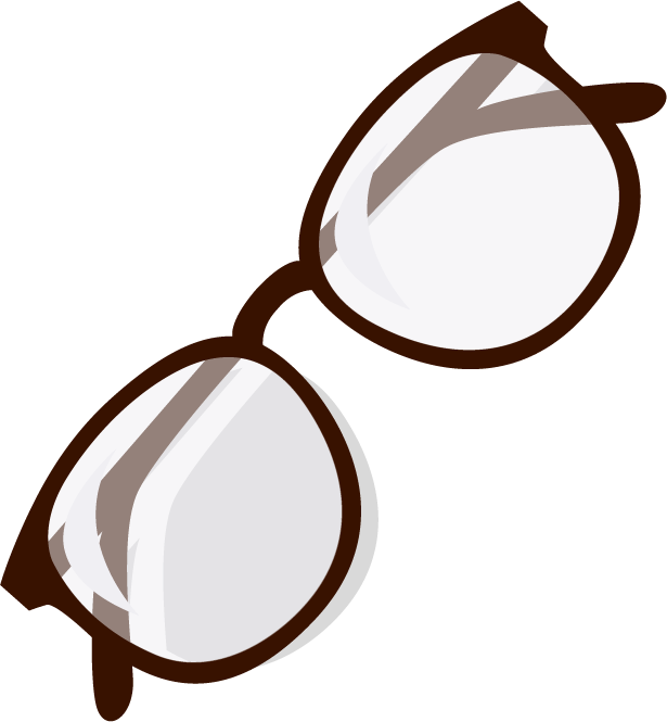 free glasses office work background messy vector 248088