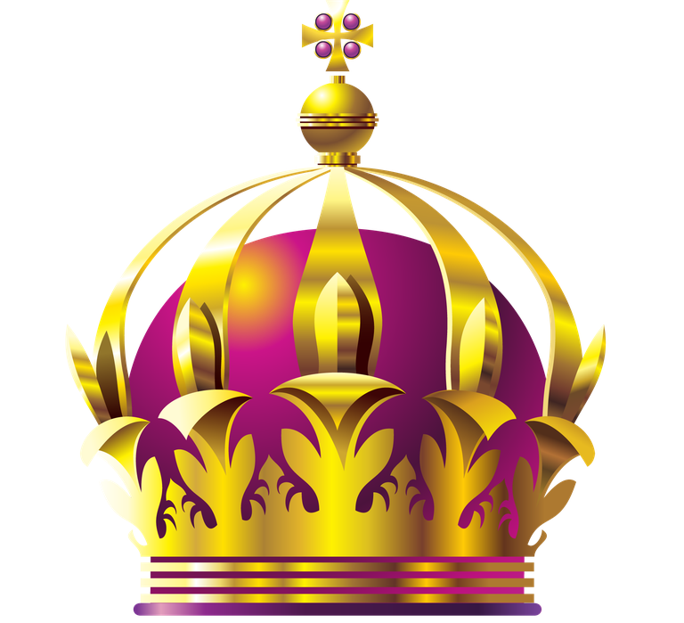 free golden crown noble of crown set vector 583223