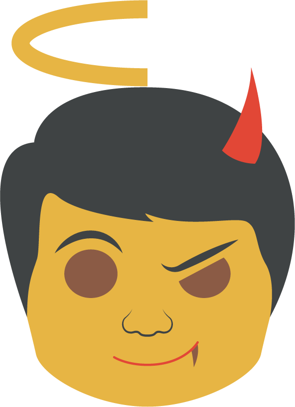 free good and evil icon sets collection ... | Magipik Free Vector