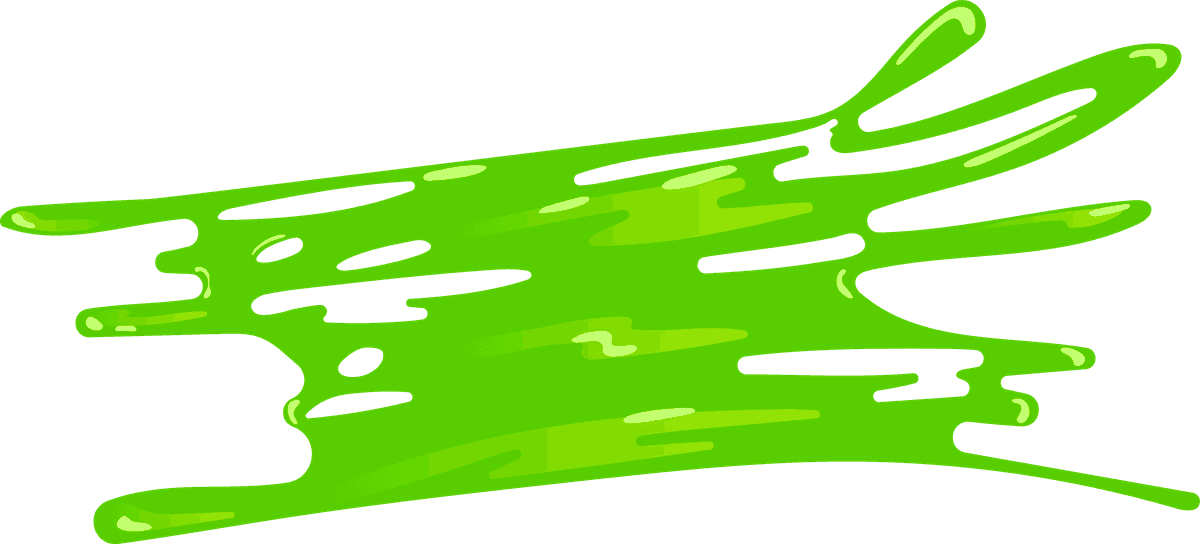 free green slime splashes blobs set vector 113214