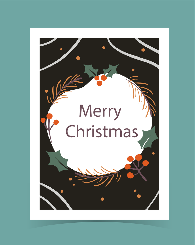 free hand drawn christmas cards collecti... | Magipik Free Vector