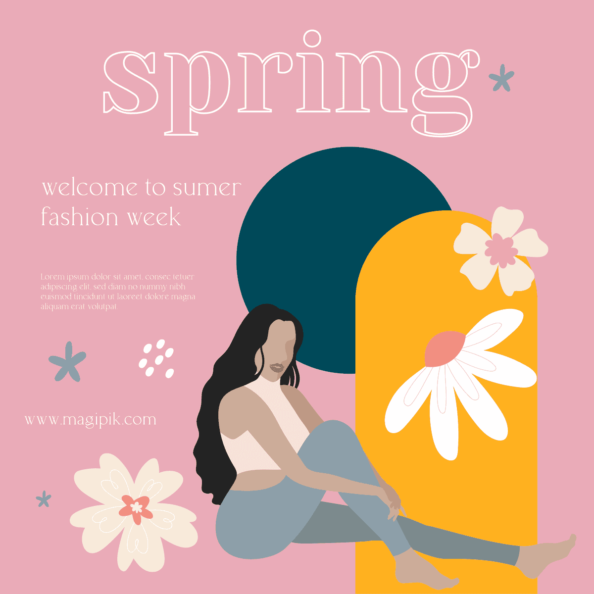 free handdrawn summer fashion collection... | Magipik Free Vector free handdrawn summer fashion collection... | Magipik Free Vector