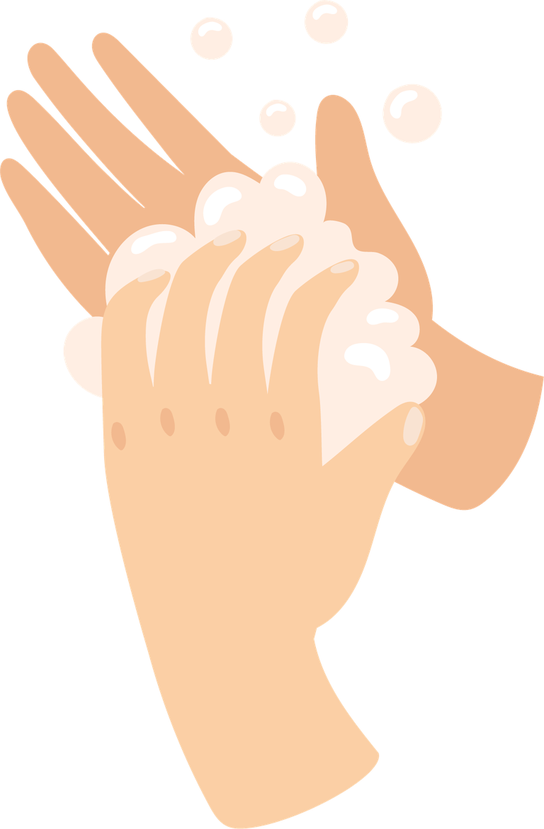 free hand washing steps arm washing process vector 275636