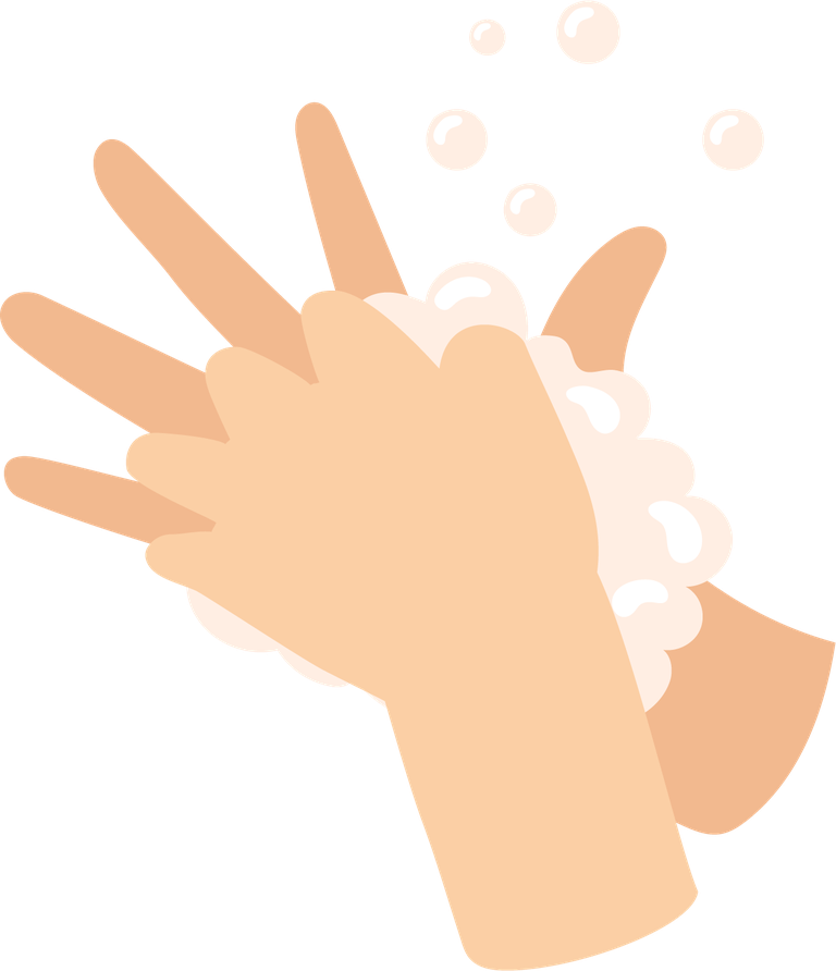 free hand washing steps arm washing process vector 835549