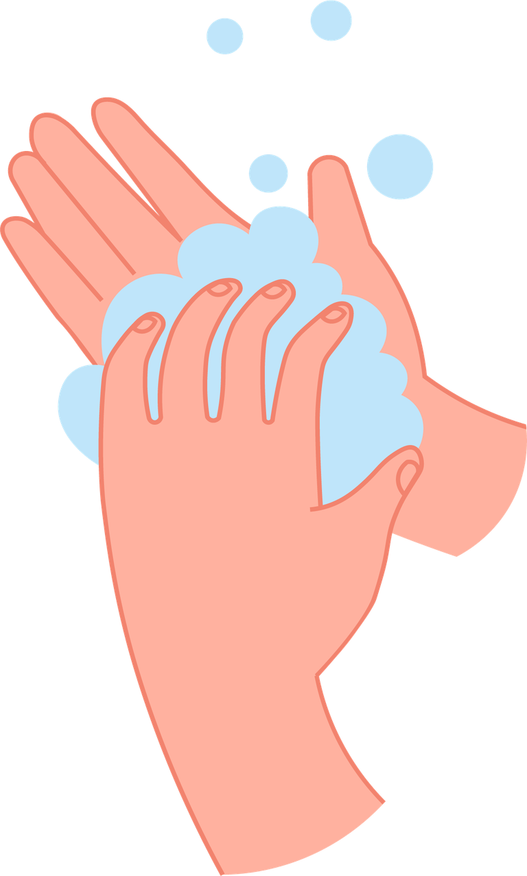 free hand washing steps arm washing process vector 717682