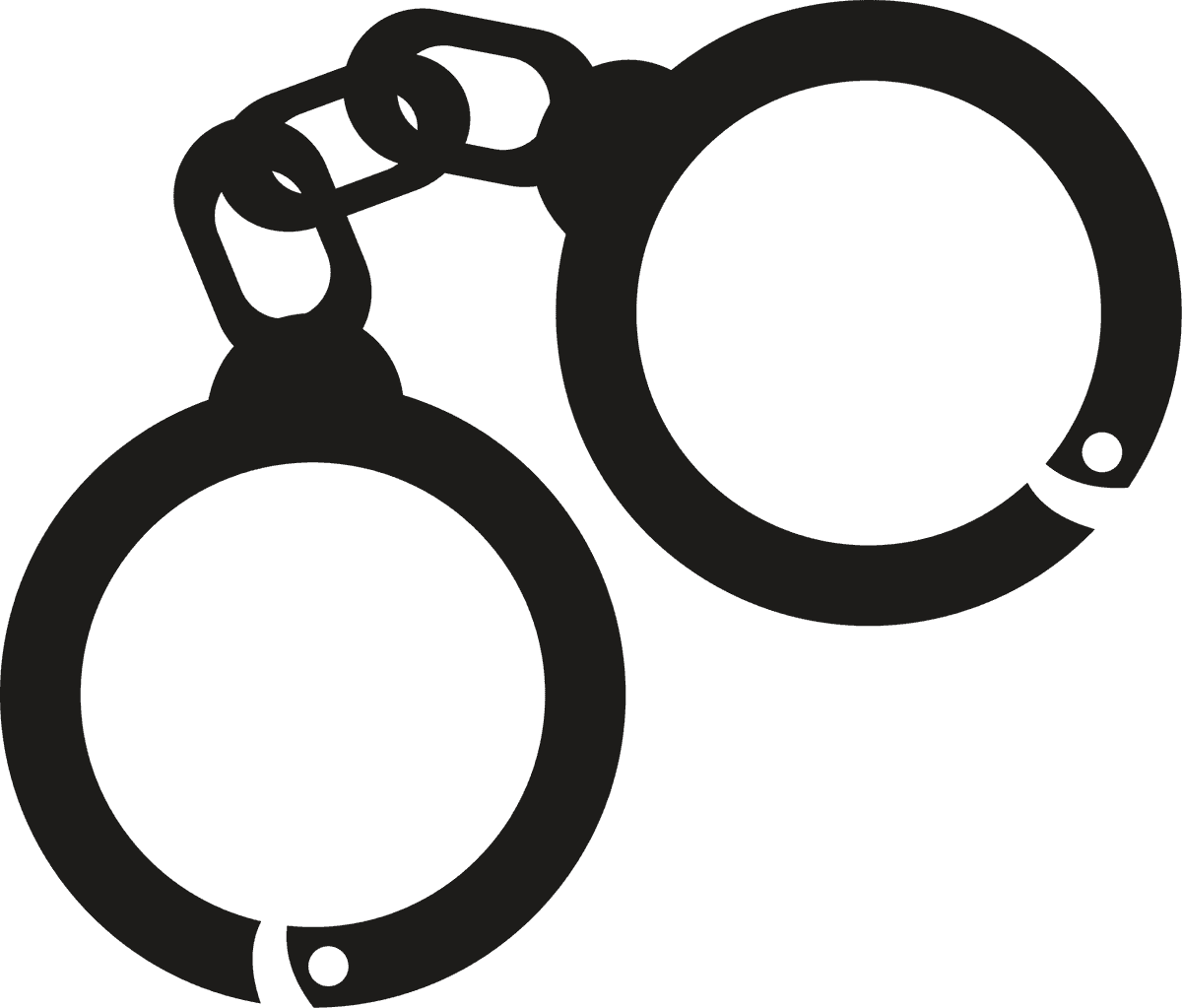 free handcuff cartoon character police vector 256423