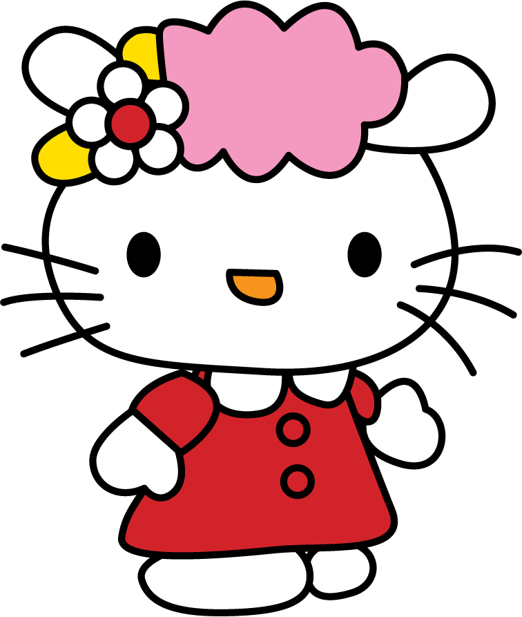 free hello kitty disney cartoon clip art vector 991098