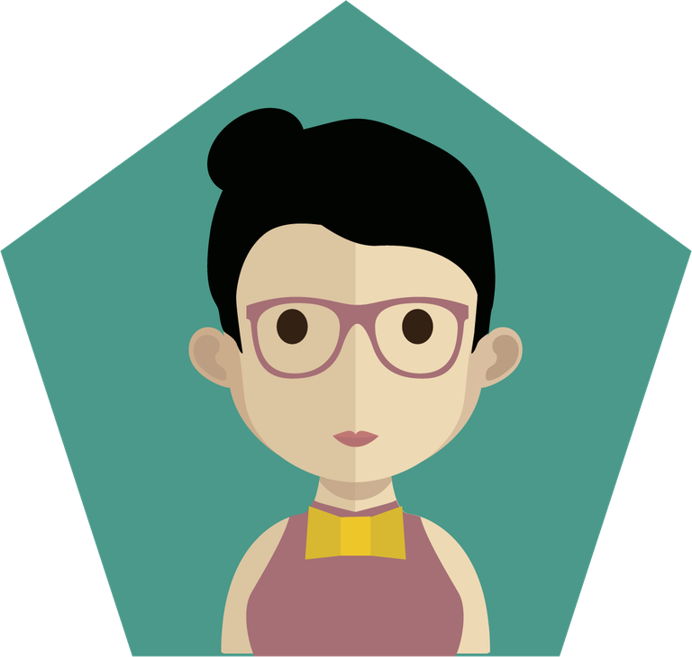 free human face avatars collection pentagon vector 462785