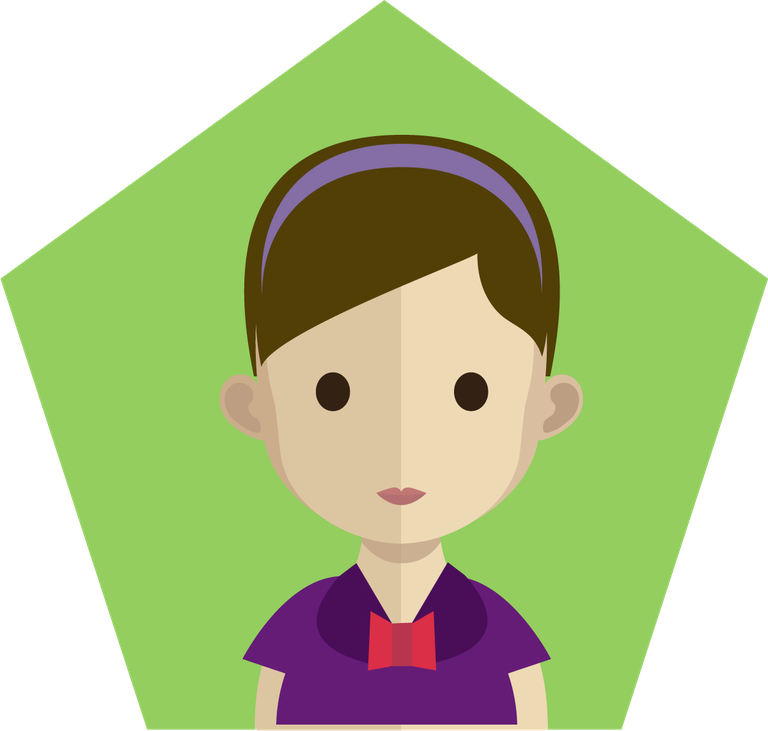 free human face avatars collection pentagon vector 54092