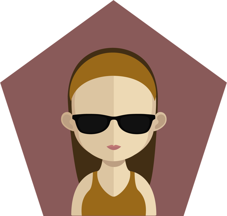 free human face avatars collection pentagon vector 746470