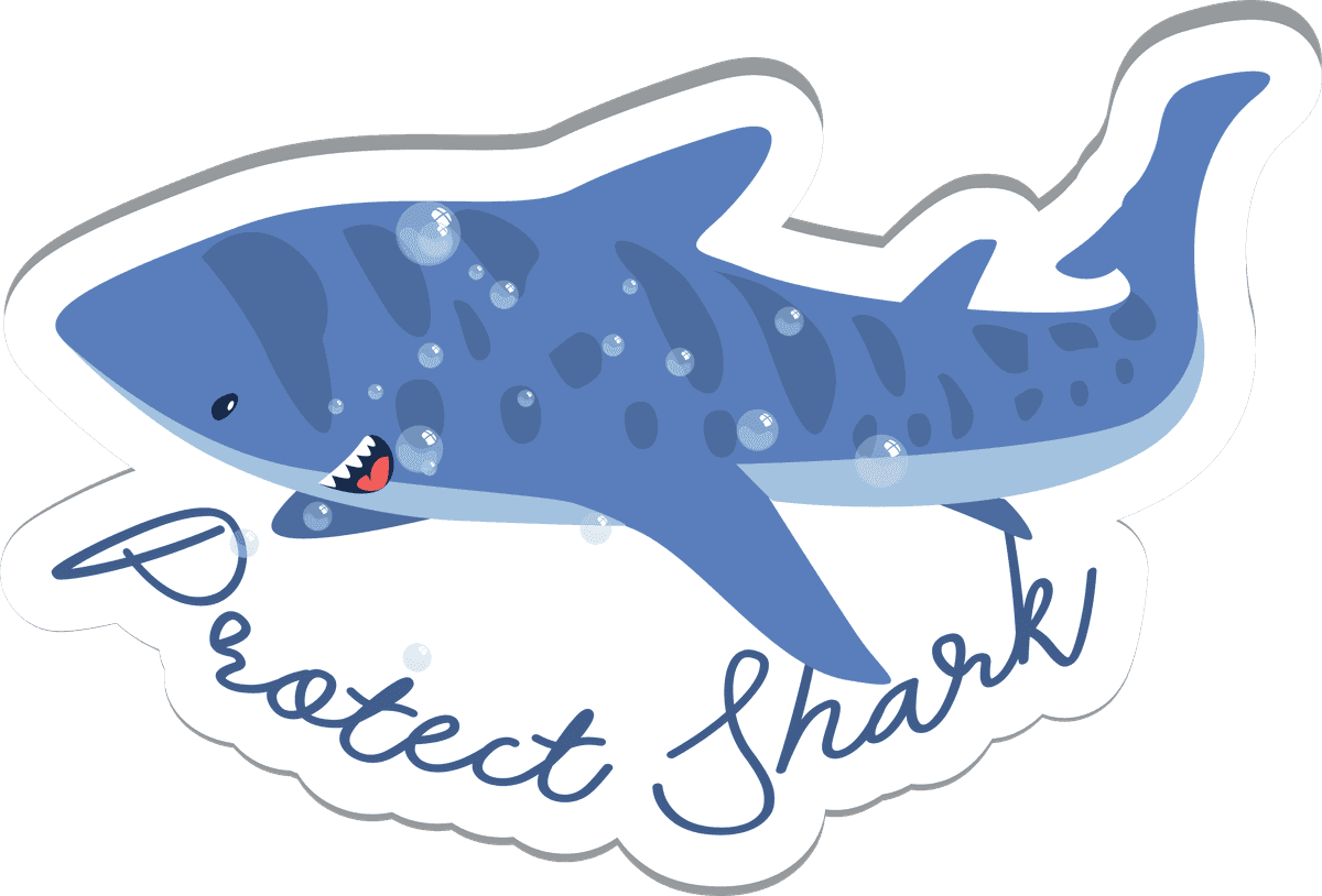 free icon shark cute shark cartoons that vector 36820
