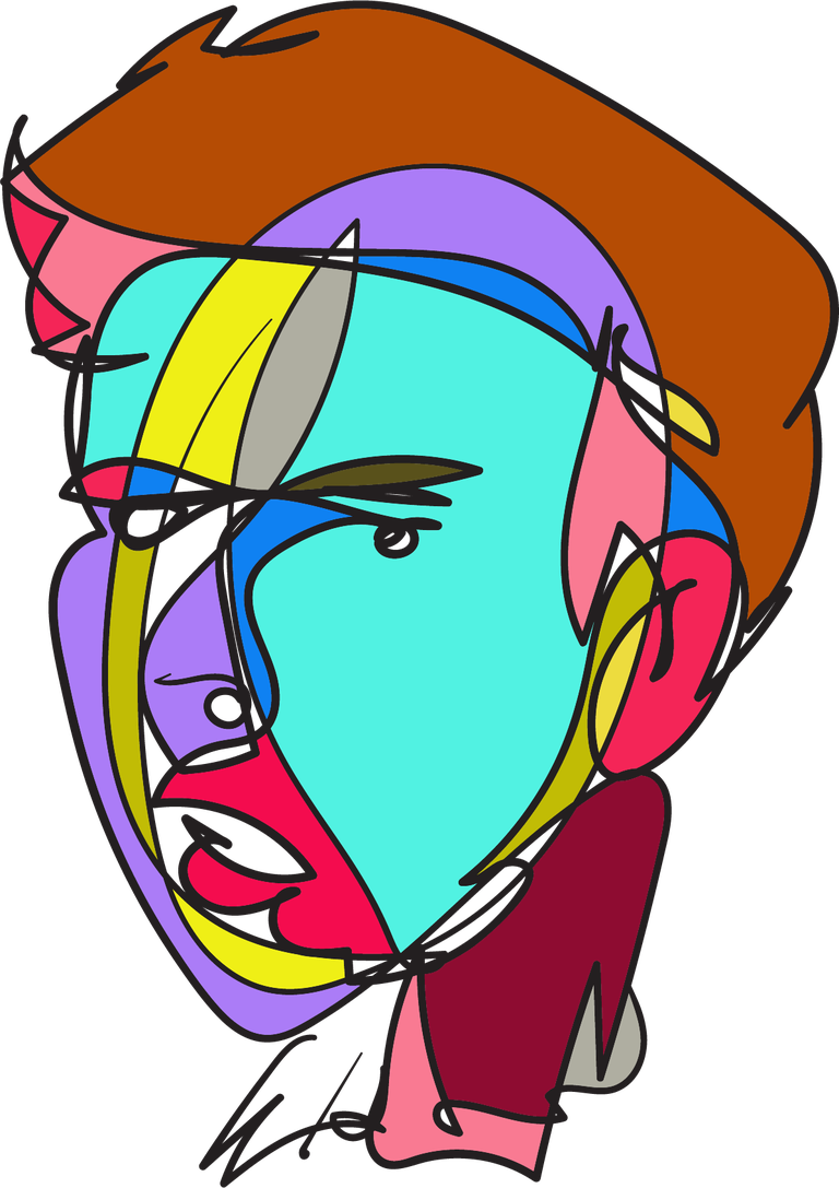 free illustration of colorful surreal ve... | Magipik Free Vector