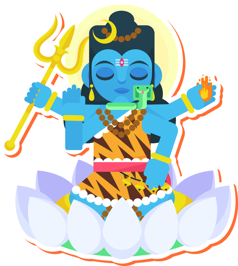 free indian god honour the god shiva vector 69604