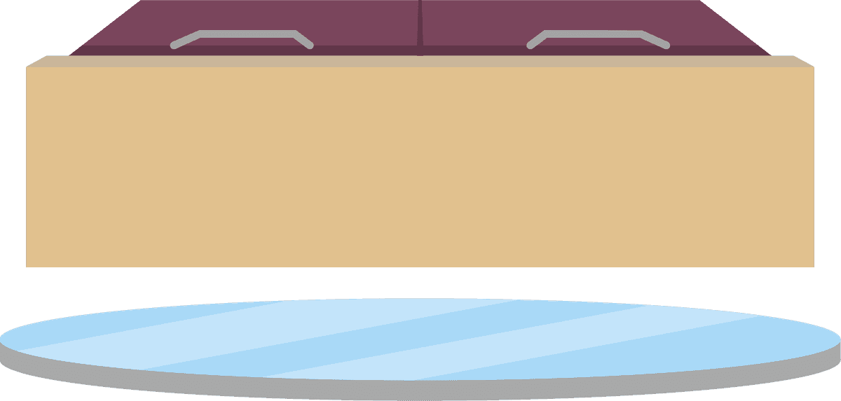 free interior elements top view position vector 74416