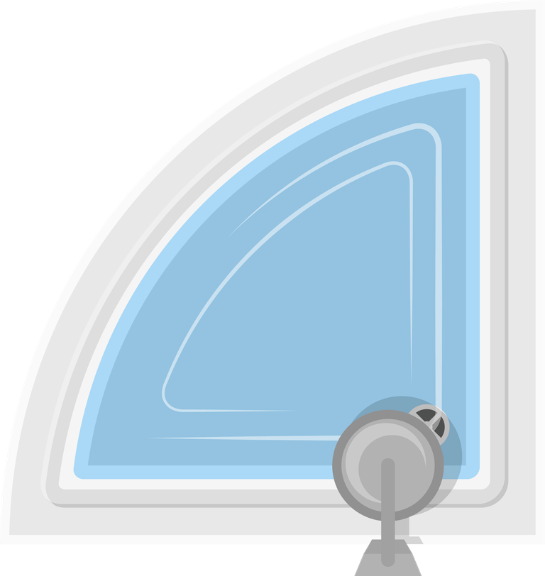 interior elements top view position for modern curved shower enclosure ...
