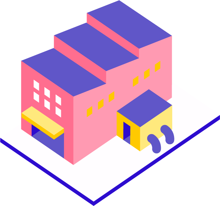 simple isometric factory illustrations w... | Magipik Free Vector