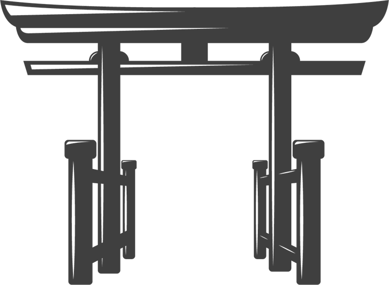 free japanese welcome gate samurai sumo vector 126870