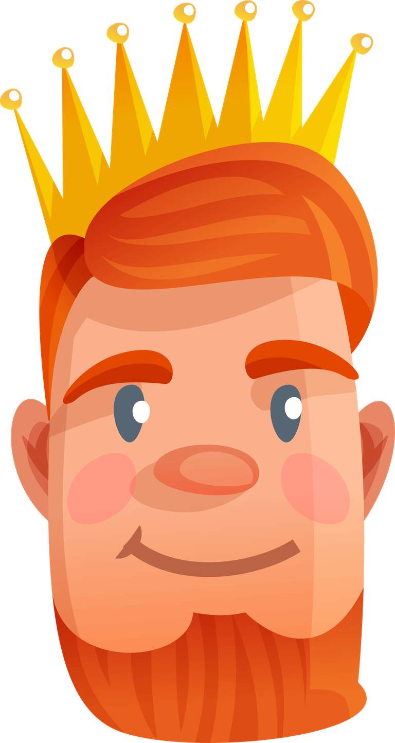 king royal characters cartoon set featur... | Magipik Free Vector