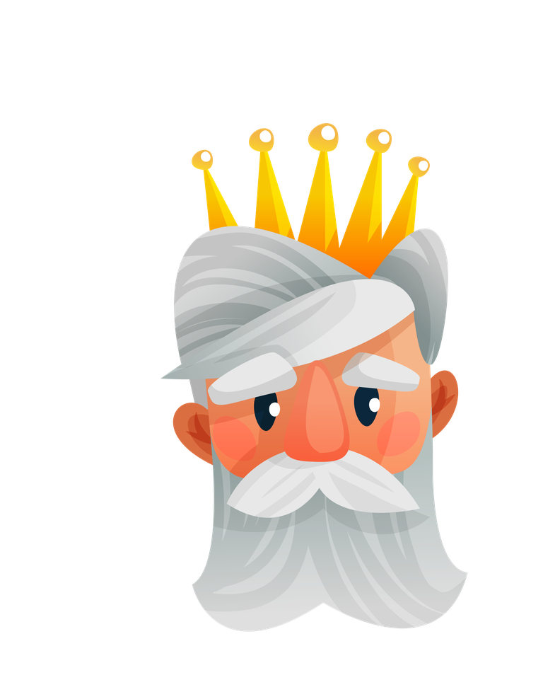king royal characters cartoon set featuring whimsical crowns and ...