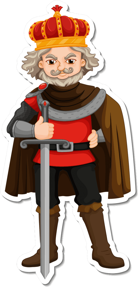 free king sticker set with different vector 725758