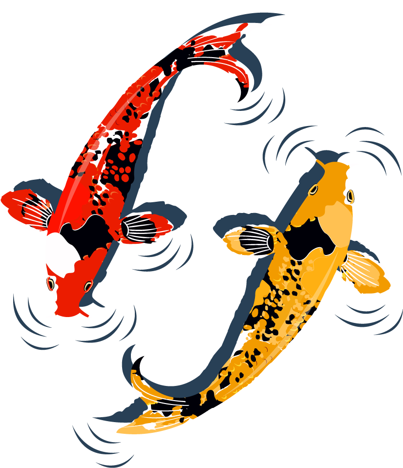 free koi fish japan elements classical v... | Magipik Free Vector
