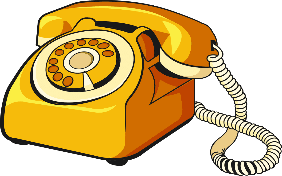 free landline decorative icons yellow classic vector 122848
