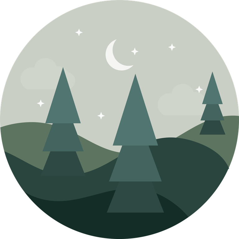 free landscapes flat style illustration icons vector 818415