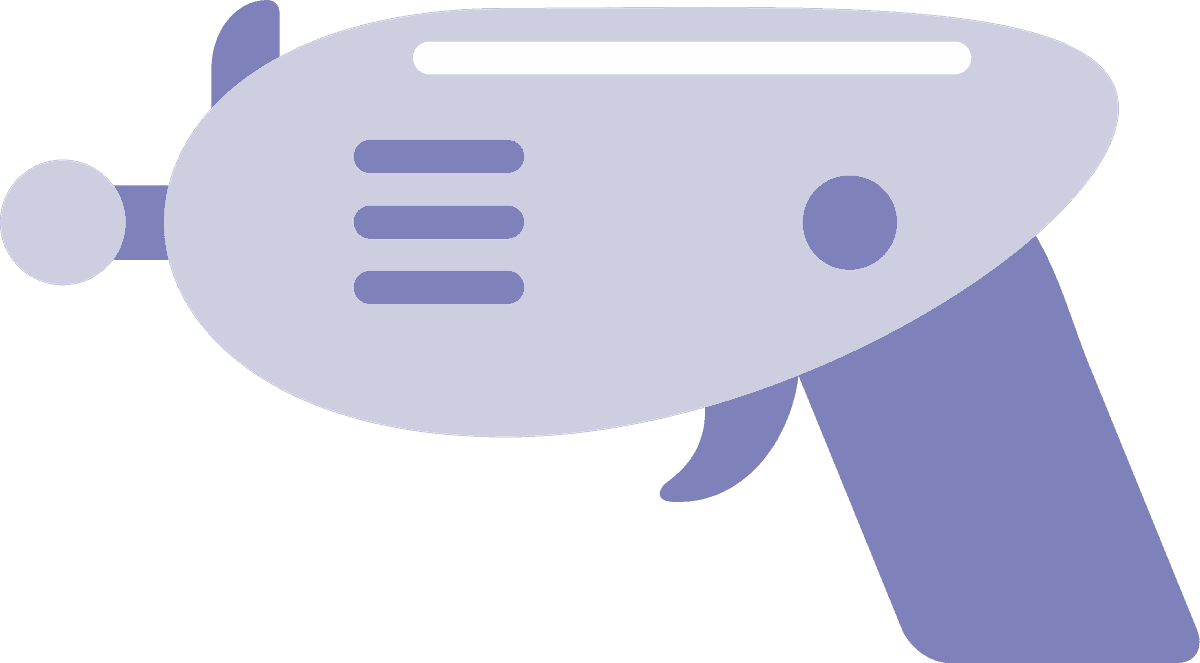 free laser tag gun on transparent background vector 401982