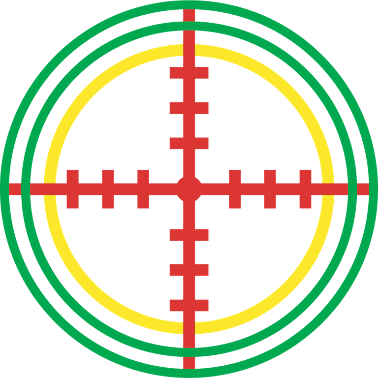 free laser tag target on black background vector 441019