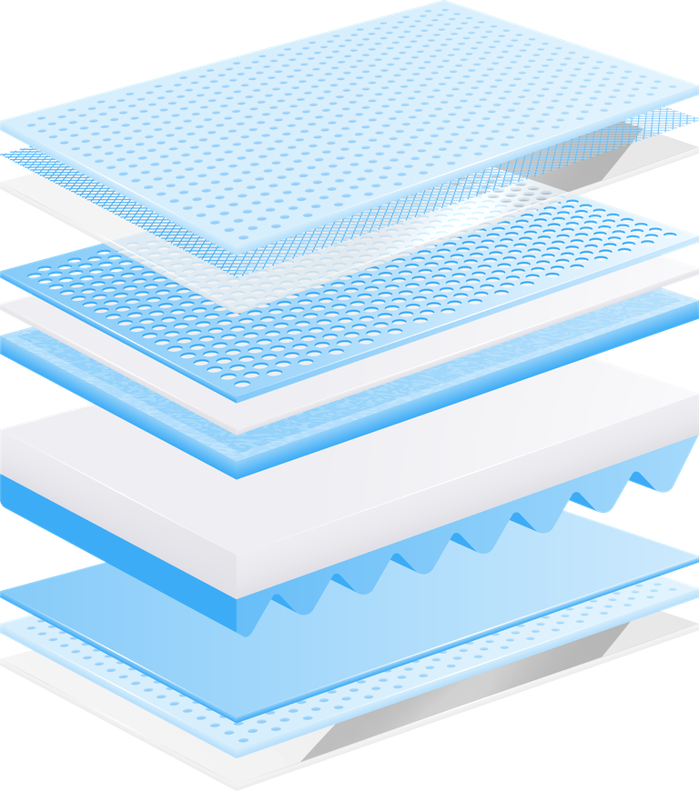 free layered materials realistic illustr... | Magipik Free Vector