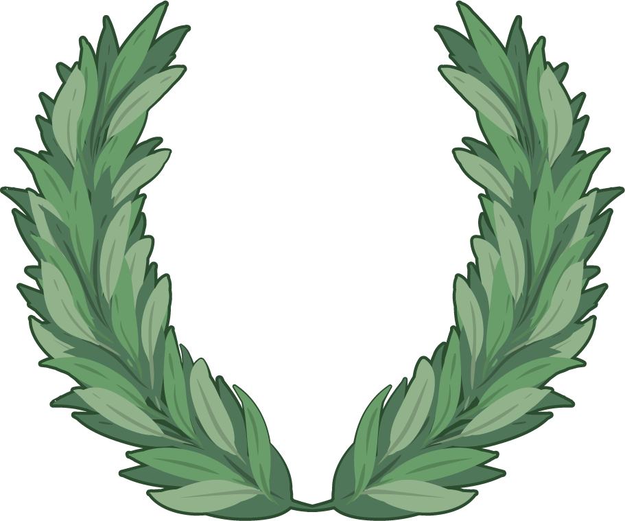 free leaf ring ancient greek icons objects vector 205624