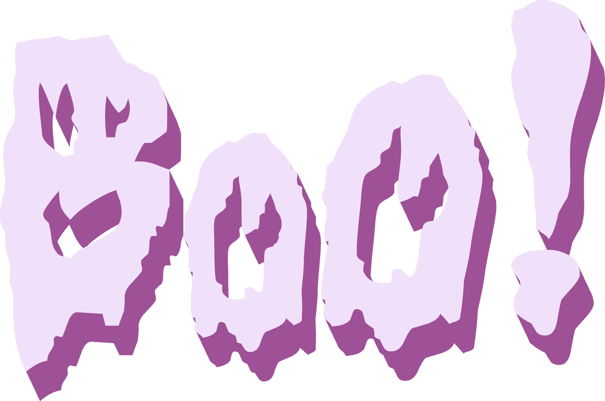 free letter boo halloween elements colorful vector 477487