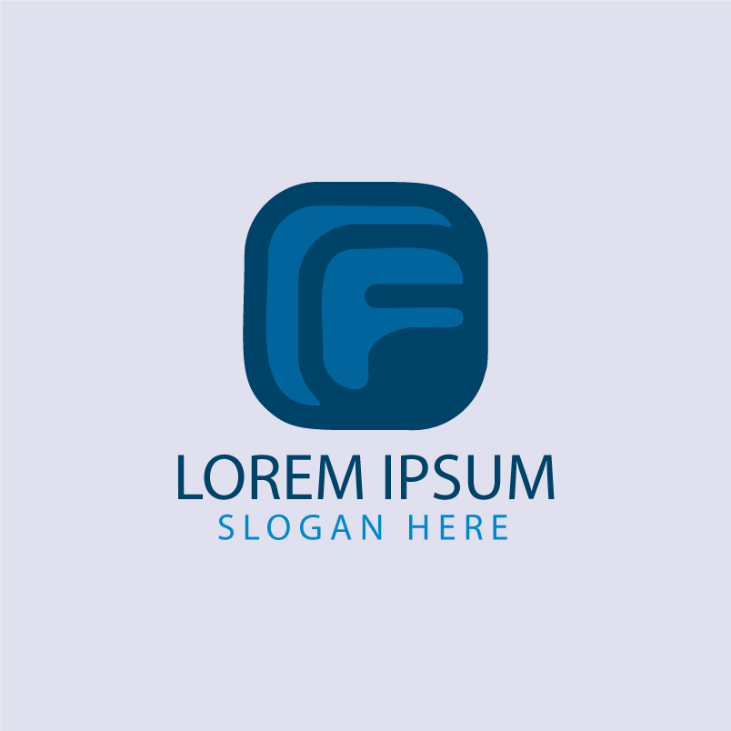 free letter f logo business branding tem... | Magipik Free Vector