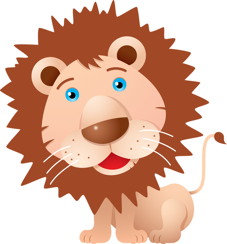 free lion animal cartoons animal cartoons vector 439405