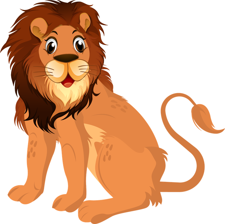 free lion lion icons cute cartoon character vector 244745